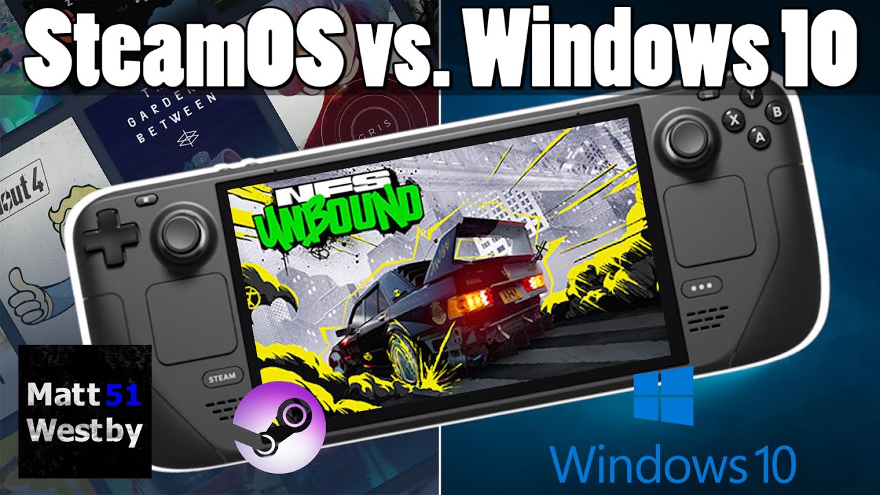 How is NFS Unbound on Steam Deck? (SteamOS vs. Windows 10) - YouTube