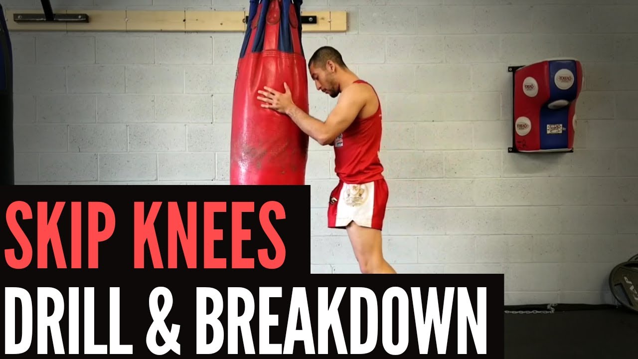 HOW TO DO SKIP KNEES ON THE HEAVY BAG FOR MUAY THAI - YouTube