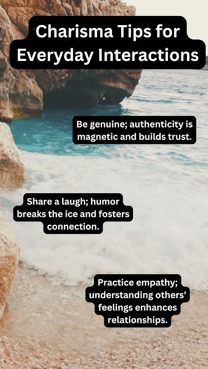Charisma Tips for Everyday Interactions - YouTube