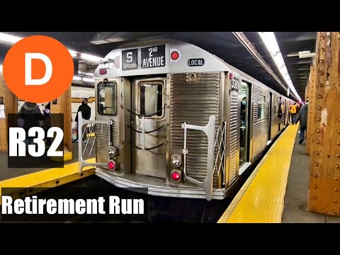 R32 (D) Train Retirement Run 12/26/21 From 2 Avenue-145 Street - YouTube