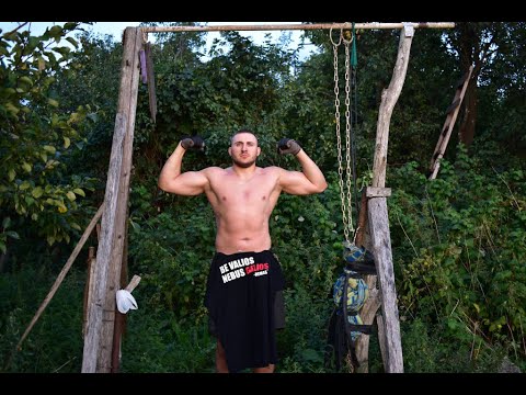 Remas - weighted Calisthenics + strongman training with tire #2
