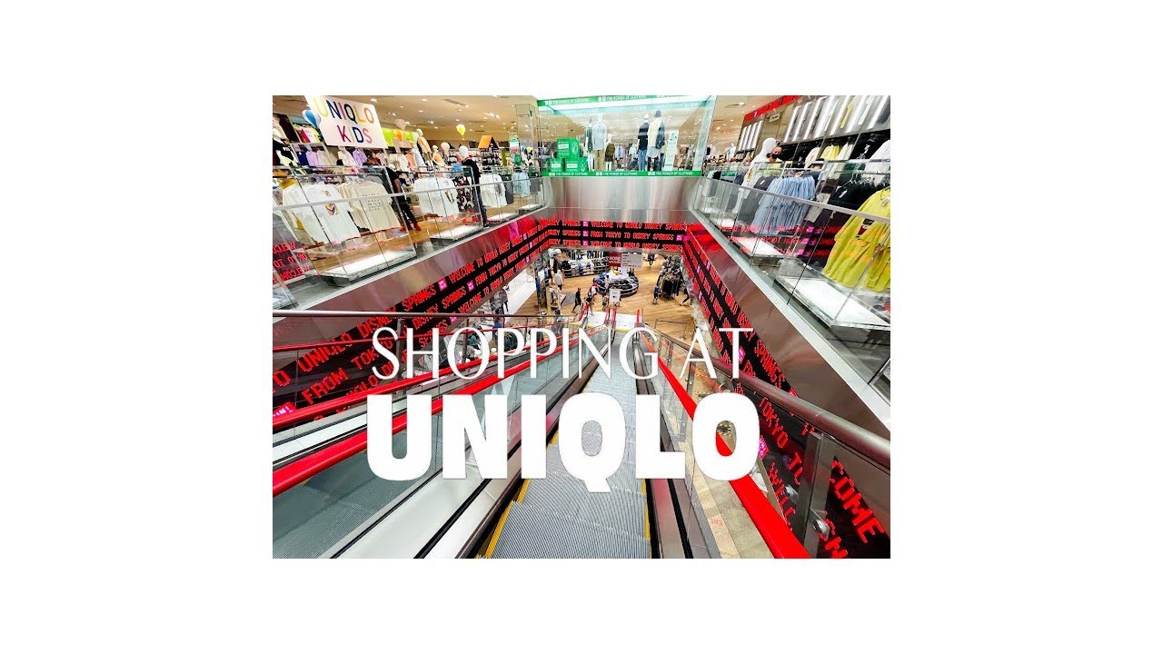 UniQlo Disney Springs DECEMBER 2022 Update - YouTube