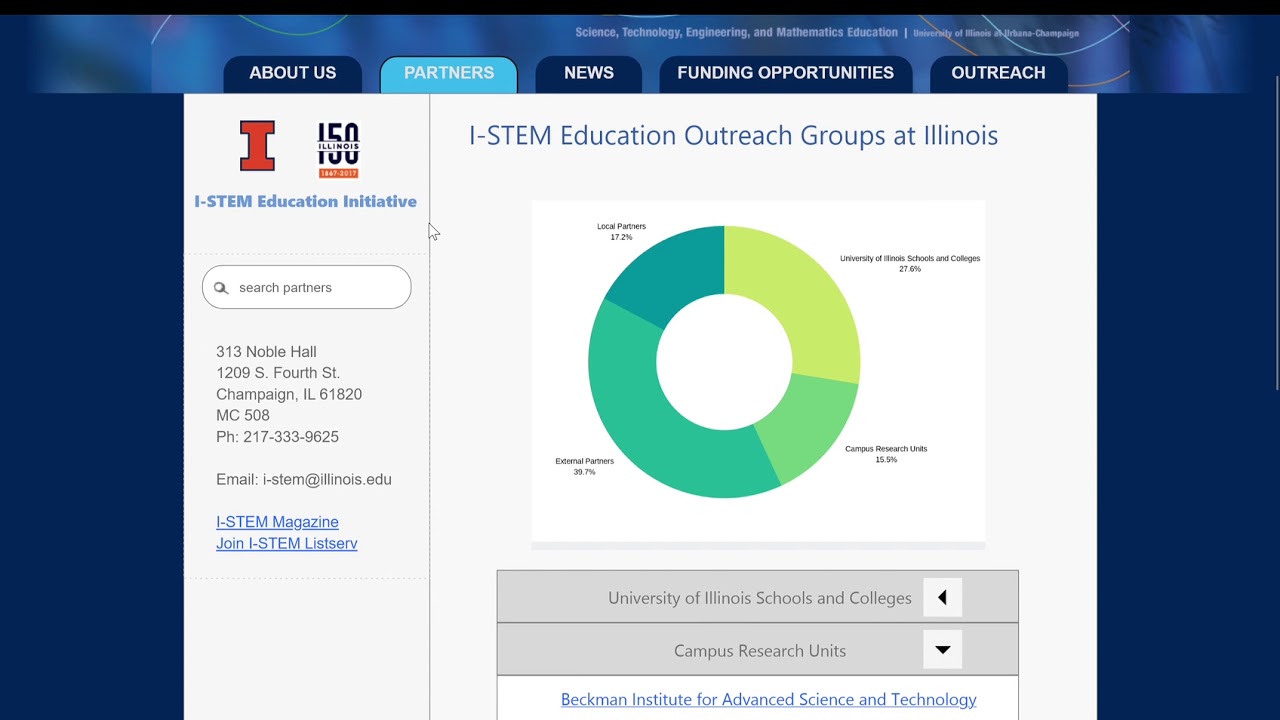 I-STEM website Redesign Walkthrough - YouTube
