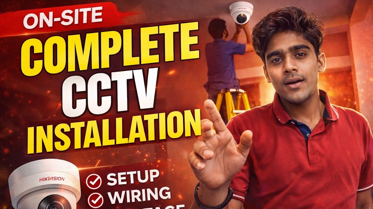 HIKVISION 3K HD CAMERA COMPLETE ON SITE INSTALLATION VIDEO! Online ...