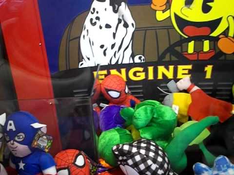 NAMCO FIRE TRUCK CLAW MACHINE@WAL MART PAYOUT RATE ALMOST BEATS ME ...