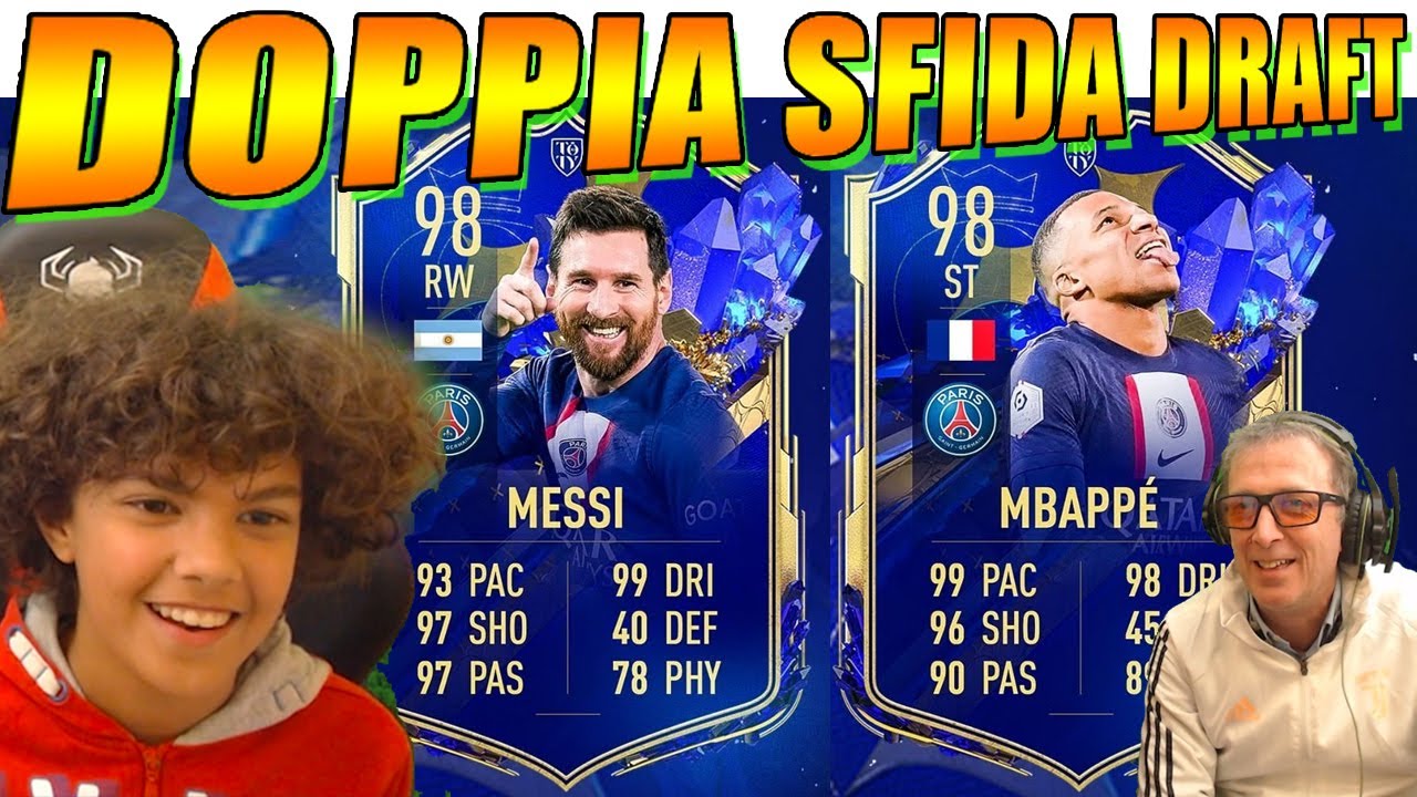 DOPPIA SFIDA DRAFT ULTIMATE TEAM FIFA 23 *RATED 123* RECORD - YouTube
