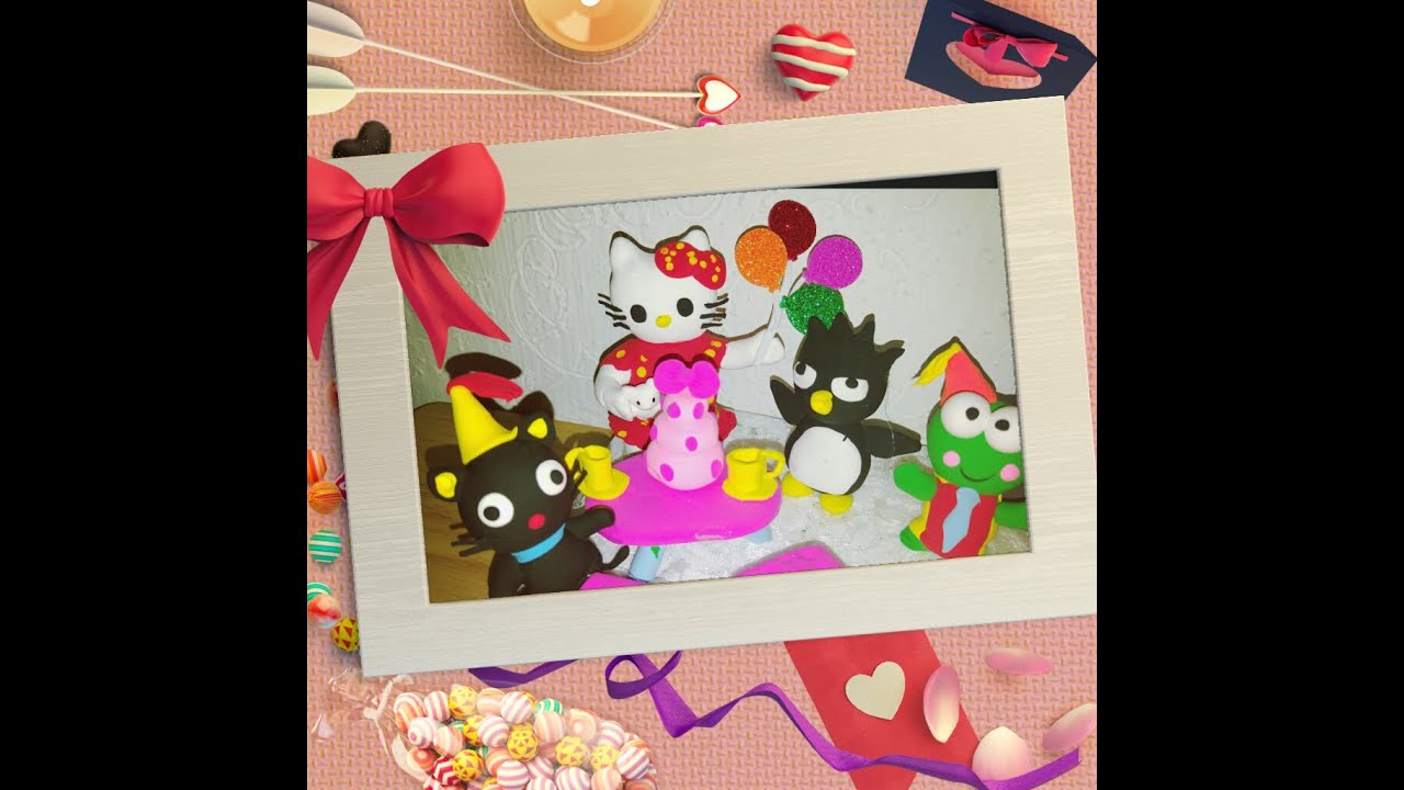 COMO HACER A HELLO KITTY CON FOAMY MOLDEABLE - YouTube
