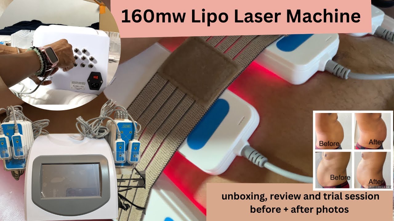 14Pads 160mw Laser lipo Machine unboxing HONEST REVIEW And Results|Body ...