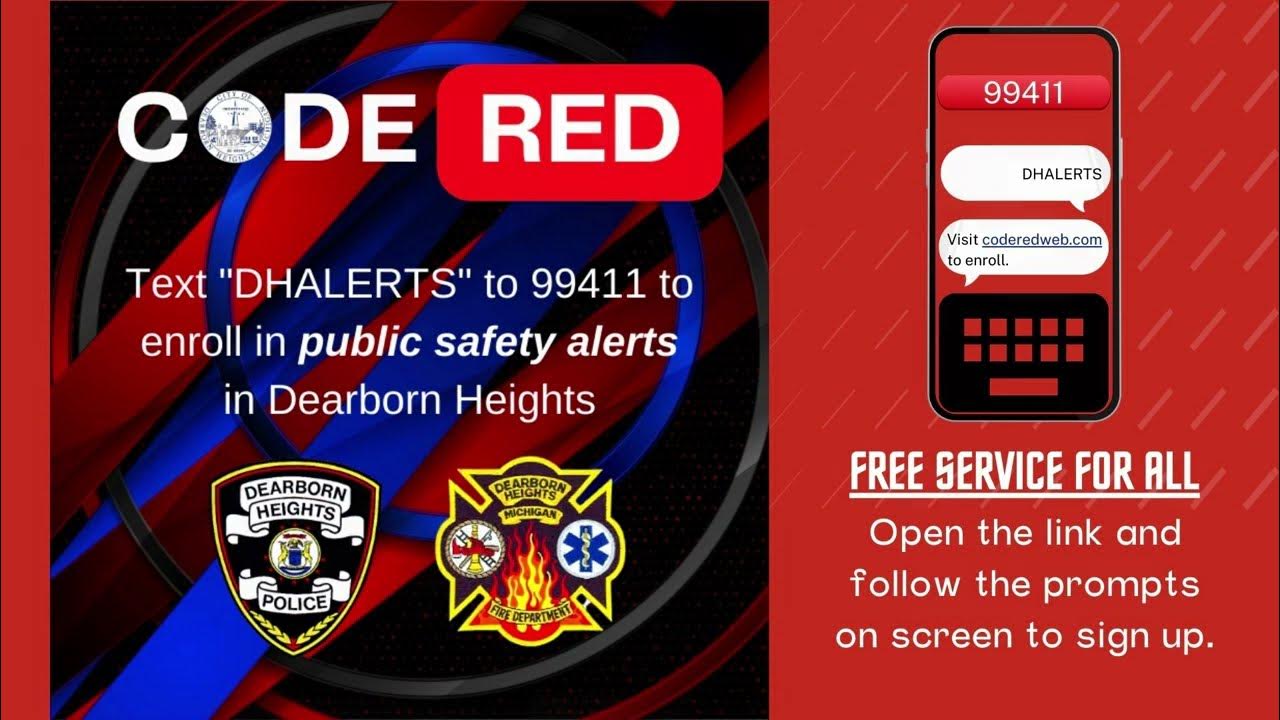Code Red - Alert System in Dearborn Heights - YouTube