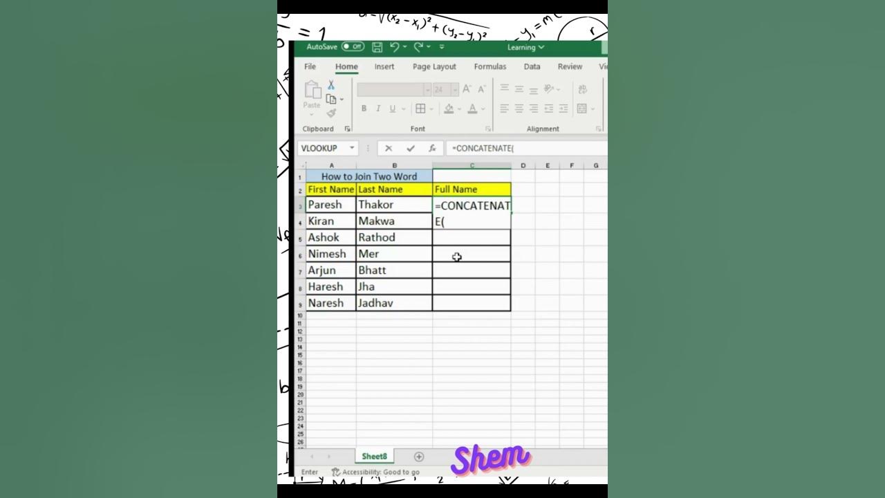 Use Of Concatenate How To Join Two Word In Excel excel exceltricks use-of-concatenate-how-to-join-two-word-in-excel-excel-exceltricks