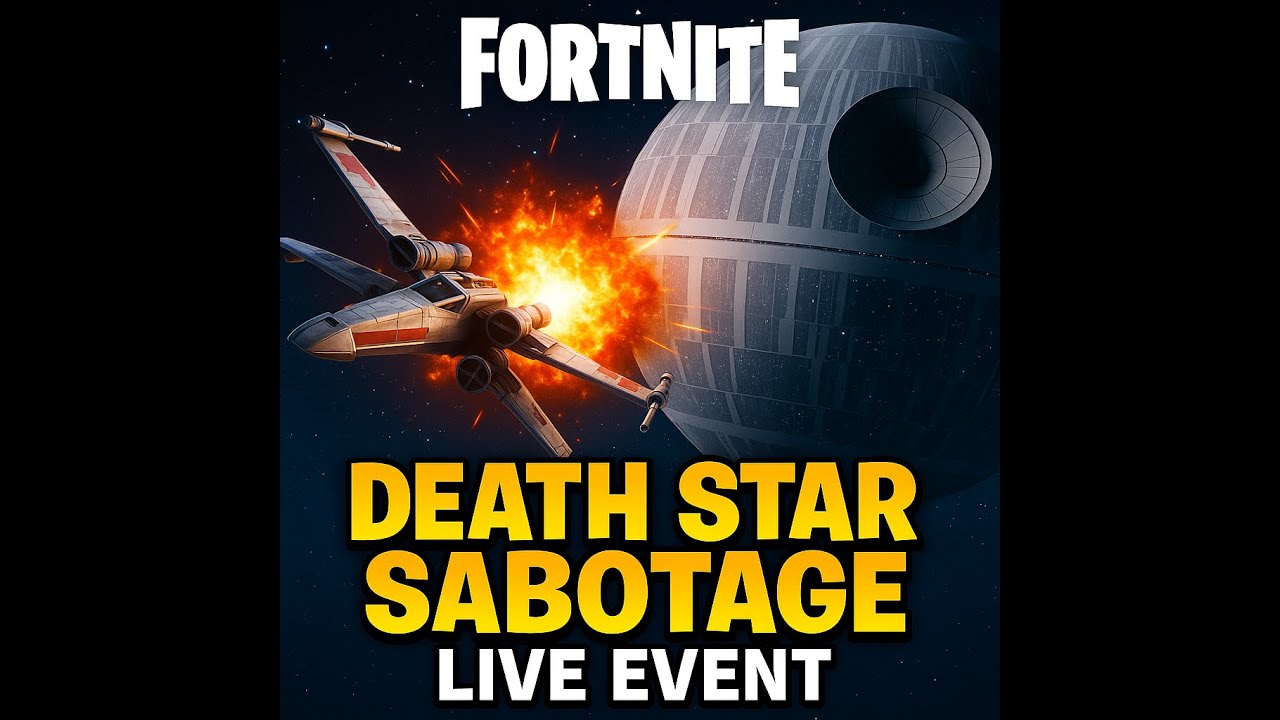Fortnite Death Star Sabotage Live Event FULL Gameplay! | Star Wars ...