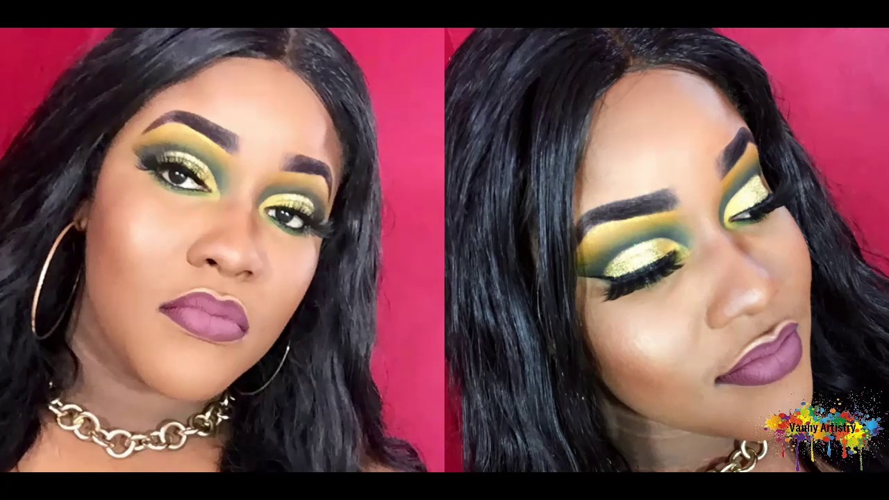 HOW TO: JAMAICAN COLORS MAKEUP LOOK - YouTube