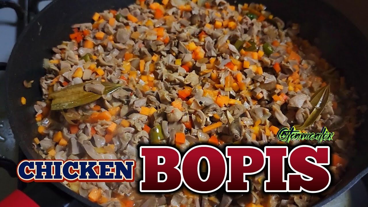 GAWIN MO ITO SA PUSO AT BALUNBALUNAN NG MANOK!! | SIMPLE BOPIS RECIPE!! - YouTube
