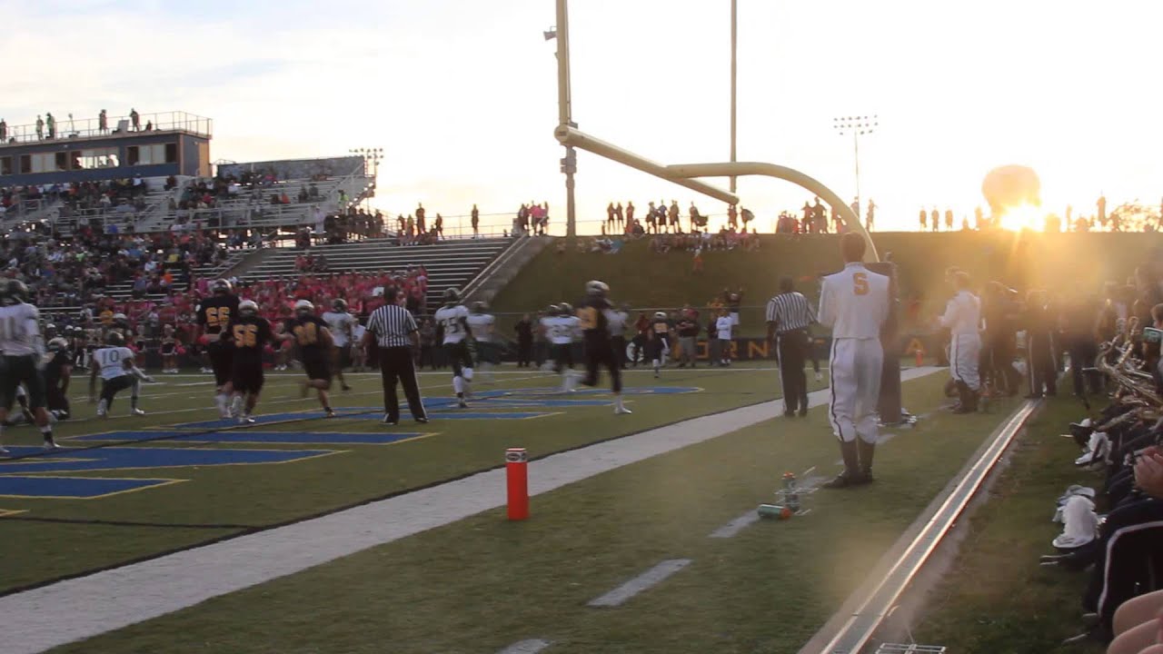 Saline vs Huron Football 2015: Jackson to Gresser TD - YouTube