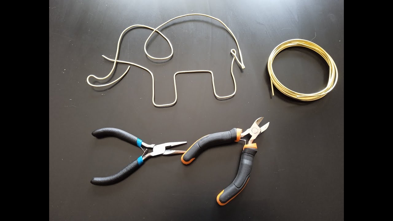 Elephant wire weaving Слон éléphant Elefante Elefant - YouTube