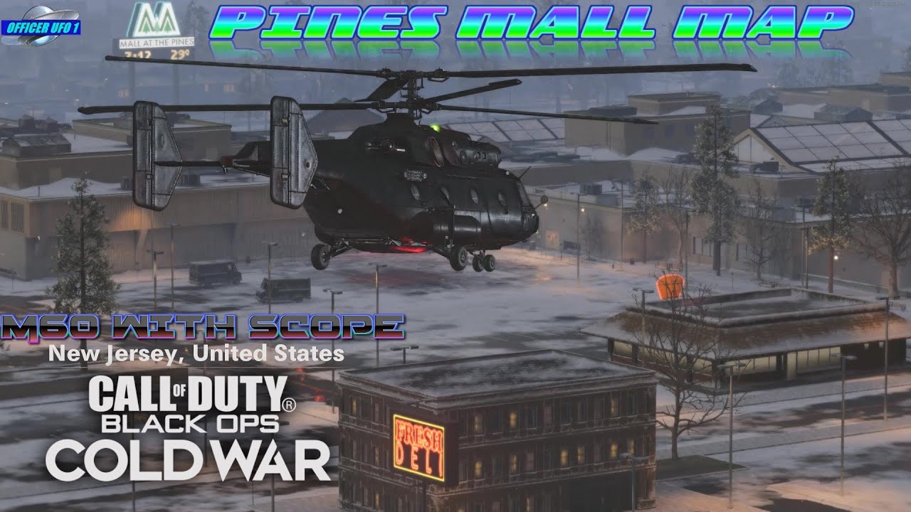 Black Ops Cold War® EP30 M60 With 6x RangeFinder Scope & Pines Mall New ...