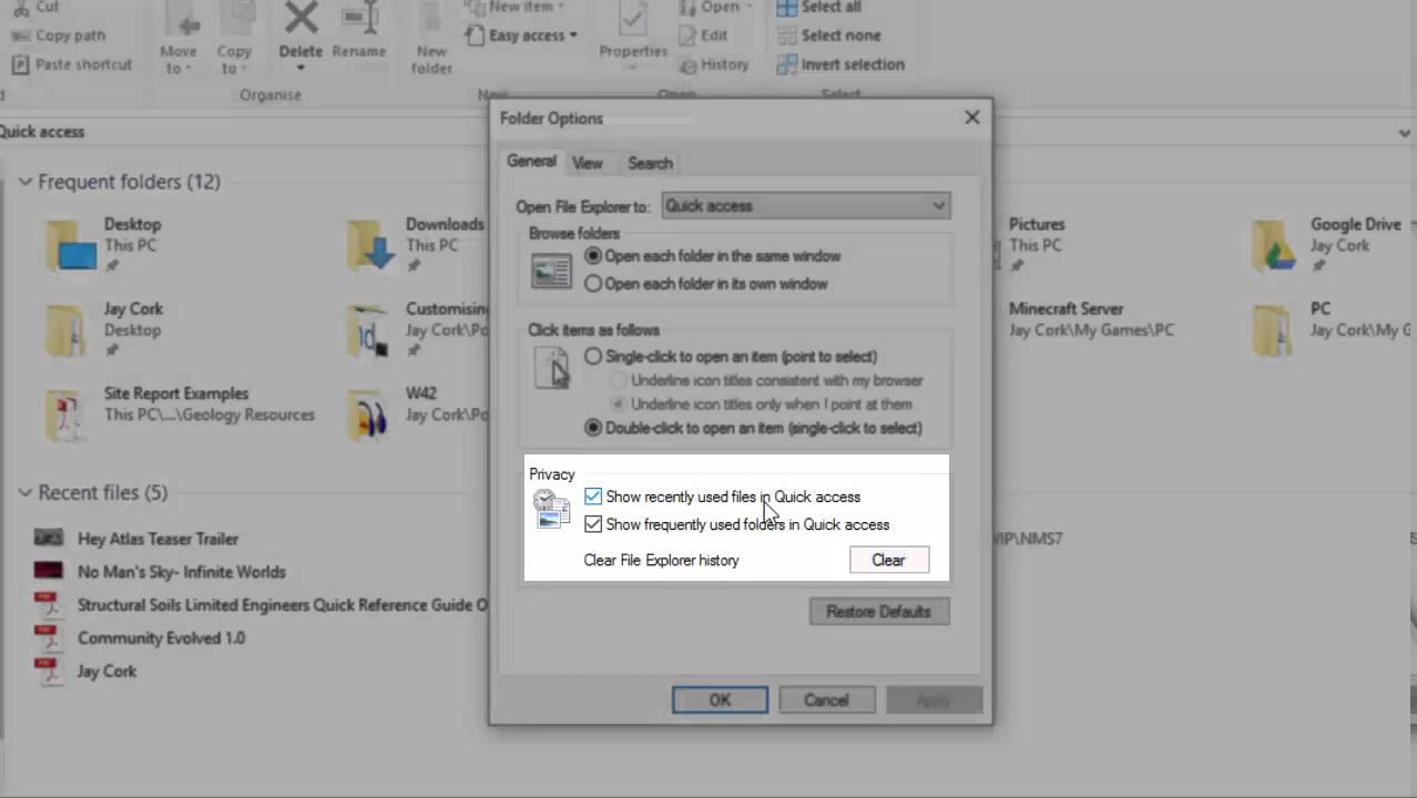 How to customize quick access - YouTube