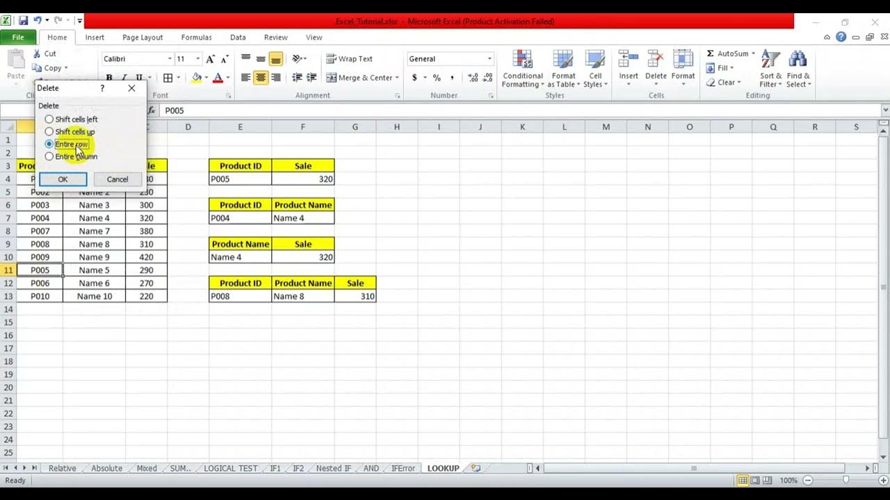 Lookup Formula in MS Excel Tutorial Bangla | How to use Lookup function Excel #easy #tricks # ...