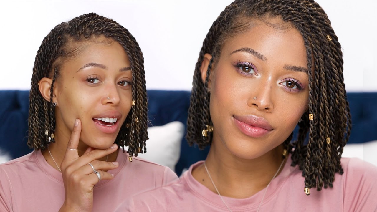 Easy Purple Tutorial | "Less is More" | Jaleesa Moses - YouTube