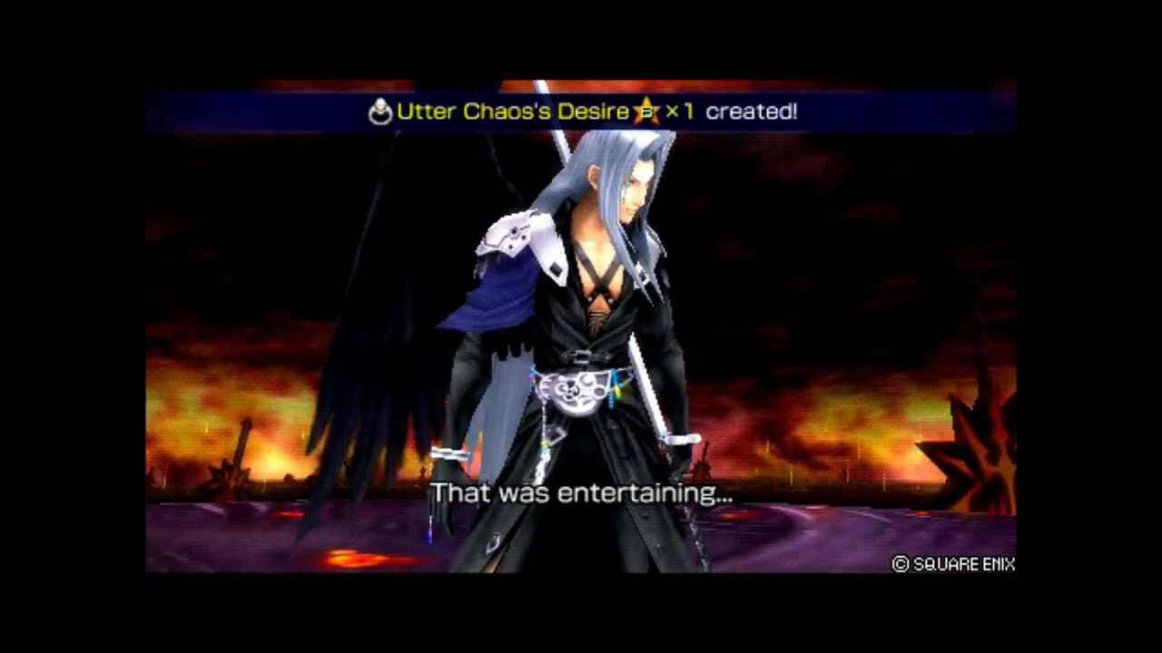 [HD] Dissidia 012 - Defeating Feral Chaos in 1:35 minutes (no Iai ...