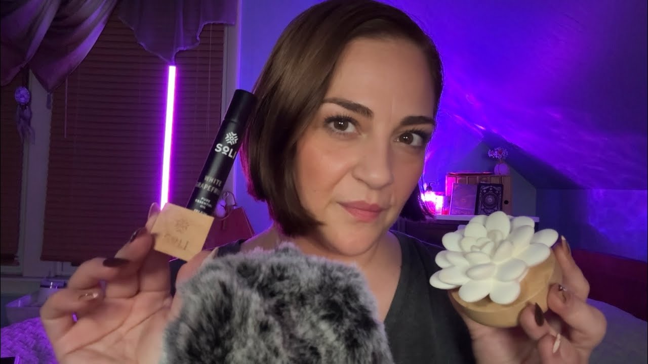 ASMR 💋 MAKEUP using INCORRECT TOOLS 💄 whispering, soft triggers, soft tapping * WRONG PROPS ...