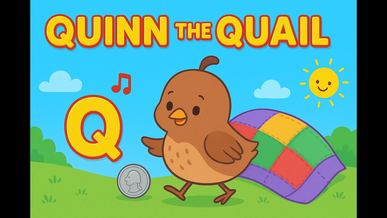 Quinn the Quail| Letter Q Song for Kids | ABC Learning Rhymes - YouTube