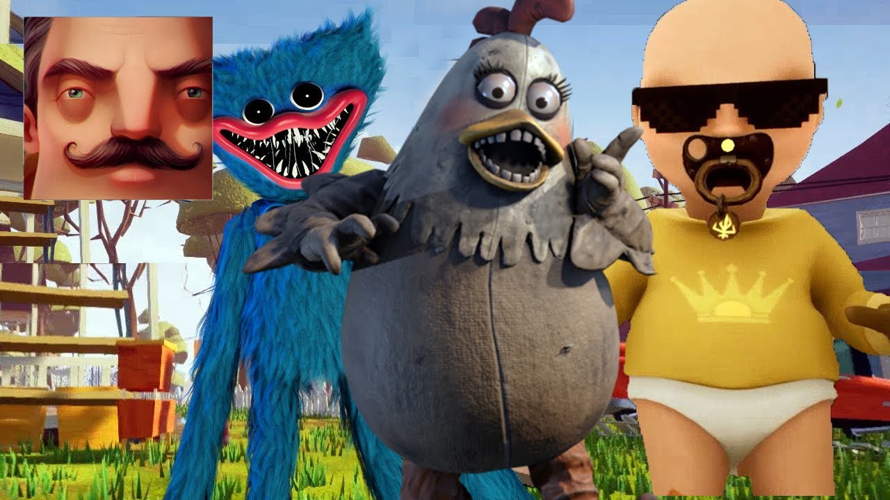 Hello Neighbor - My New Neighbor Penny the Chicken (Dark Deception) Act ...