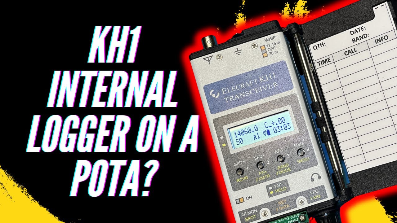 Testing the Elecraft KH1 Internal Logger with a 16 WPM CW Morse Code ...
