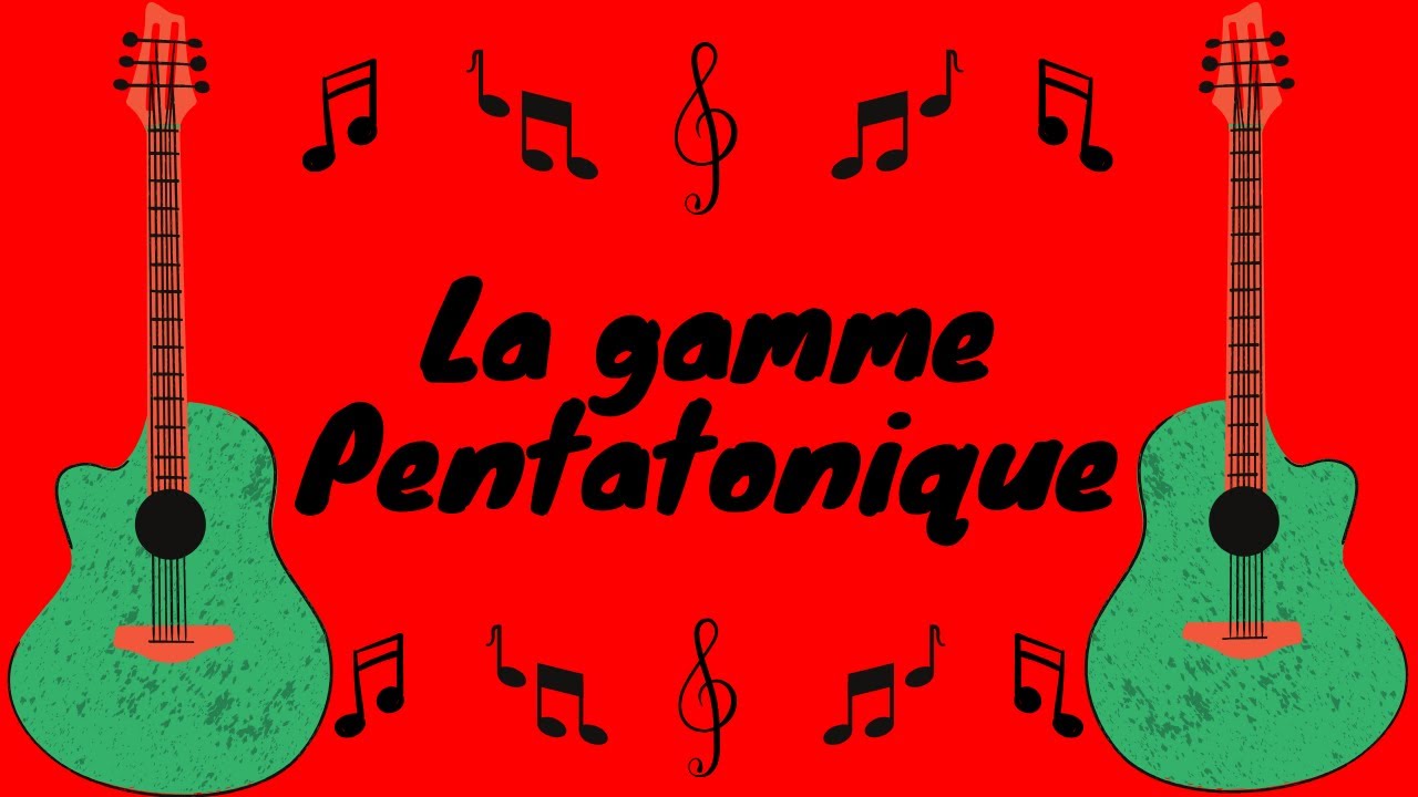 Apprendre à jouer la gamme pentatonique de DO Majeur à la guitare - YouTube