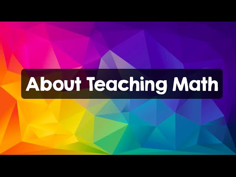 About Teaching Math (in Finland) - YouTube
