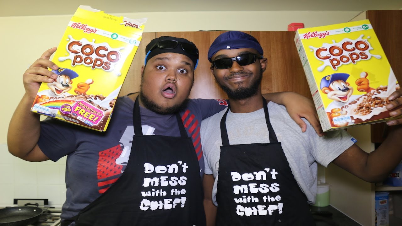 COOKING WITH CHUNKZ ft DARKEST MAN - HOW TO MAKE CEREAL! - YouTube