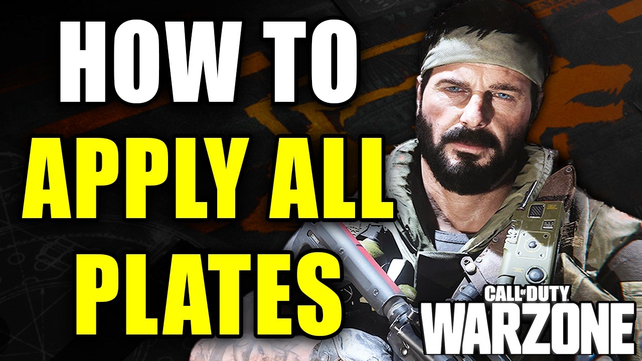 How To Apply All Armor Plates At Once In COD Black Ops 6 Warzone - YouTube