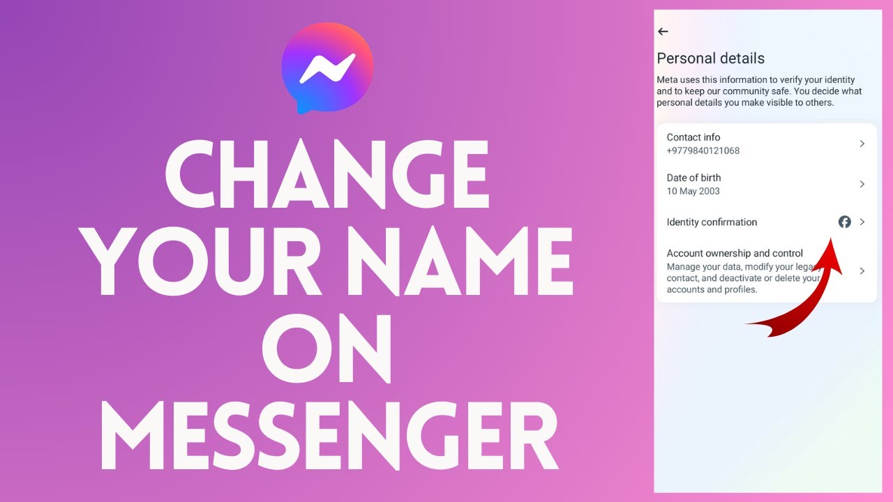 How to Change Your Name on Messenger (2024) | Messenger Tutorial - YouTube