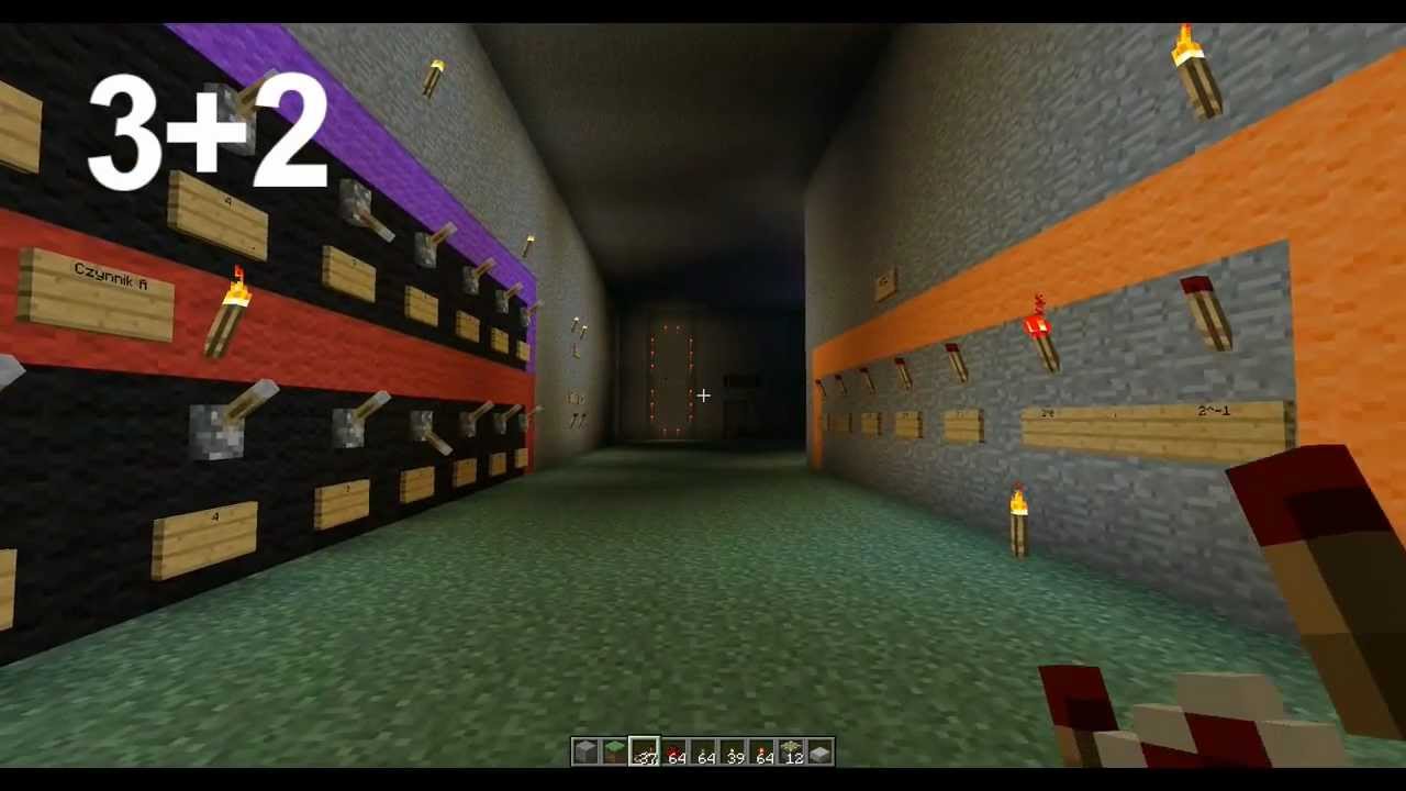 Hardcorowy kalkulator w Minecraft - YouTube