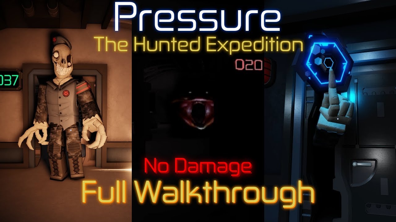 Pressure: The Hunted Event - Full Walkthrough, No Damage | ROBLOX 2025 ...