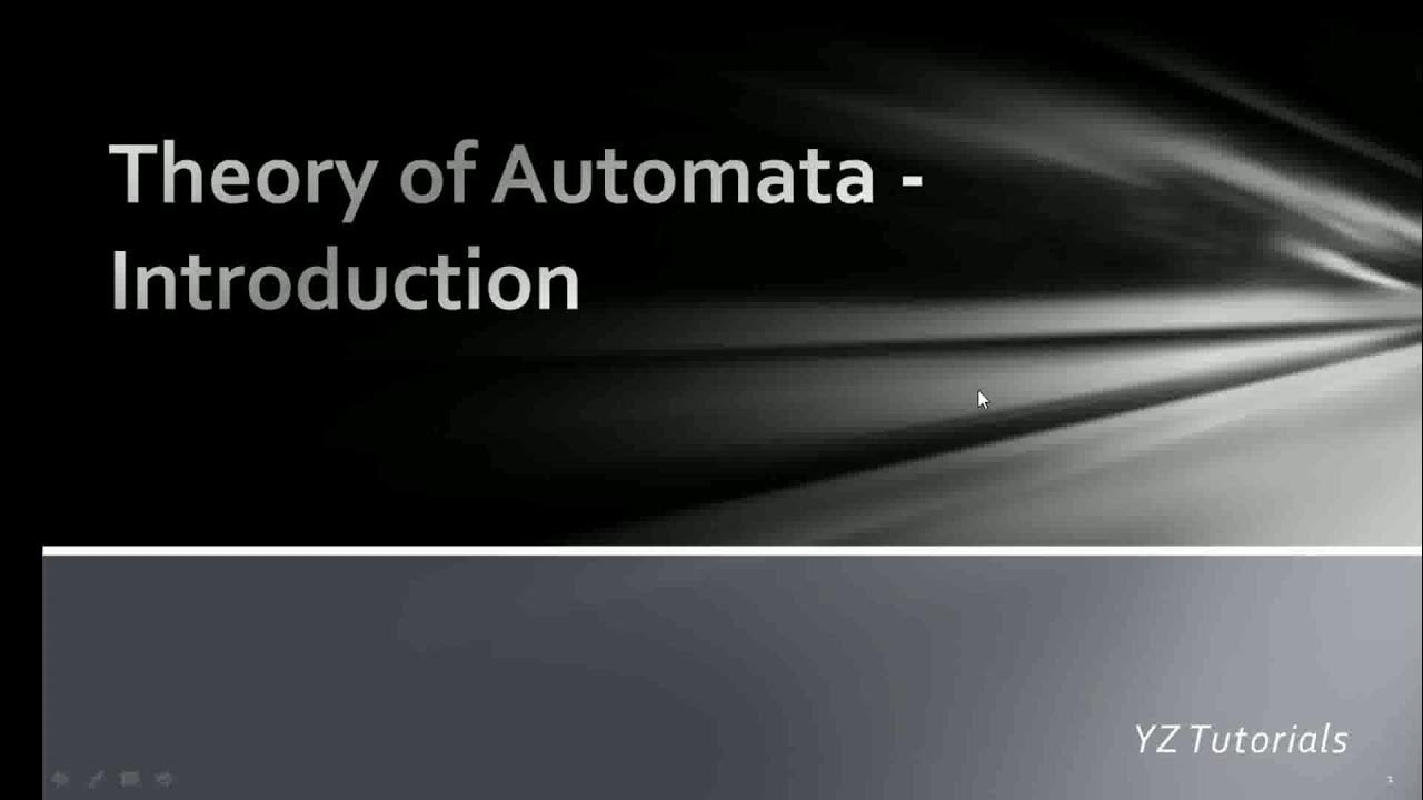 Lec-1: Introduction to Theory of Automata in Urdu, What and Why, Tutorial for beginners in Hindi ...