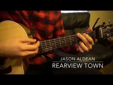 Rearview Town // Jason Aldean // Easy Guitar Lesson - YouTube