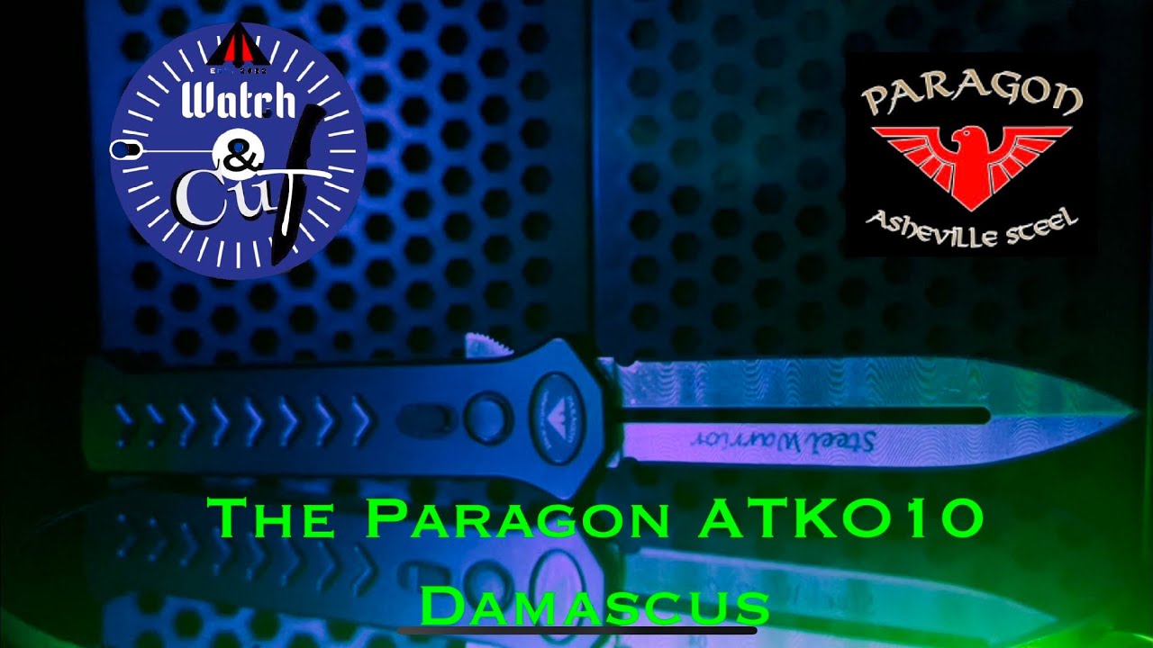 The Asheville Steel Paragon ATKO-10 Damascus… a dagger dug from the ...