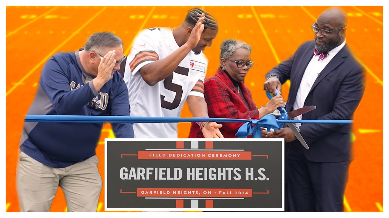 GHHS NEW Football Field Ribbon Cutting CEREMONY - YouTube