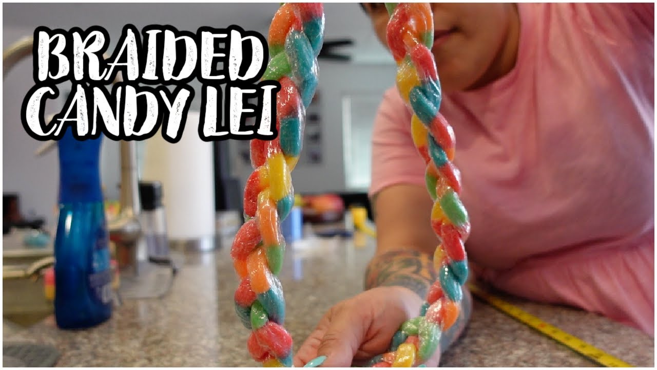 HOW TO MAKE A BRAIDED CANDY LEI! - June 7, 2023 - YouTube