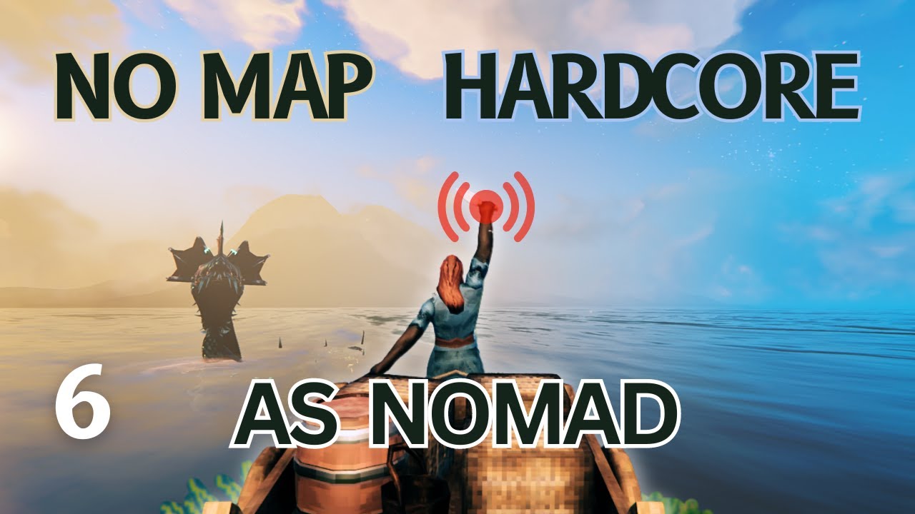 🔴 VALHEIM as a NOMAD [NO MAP] - No map is hard to explore with 3 viking ...