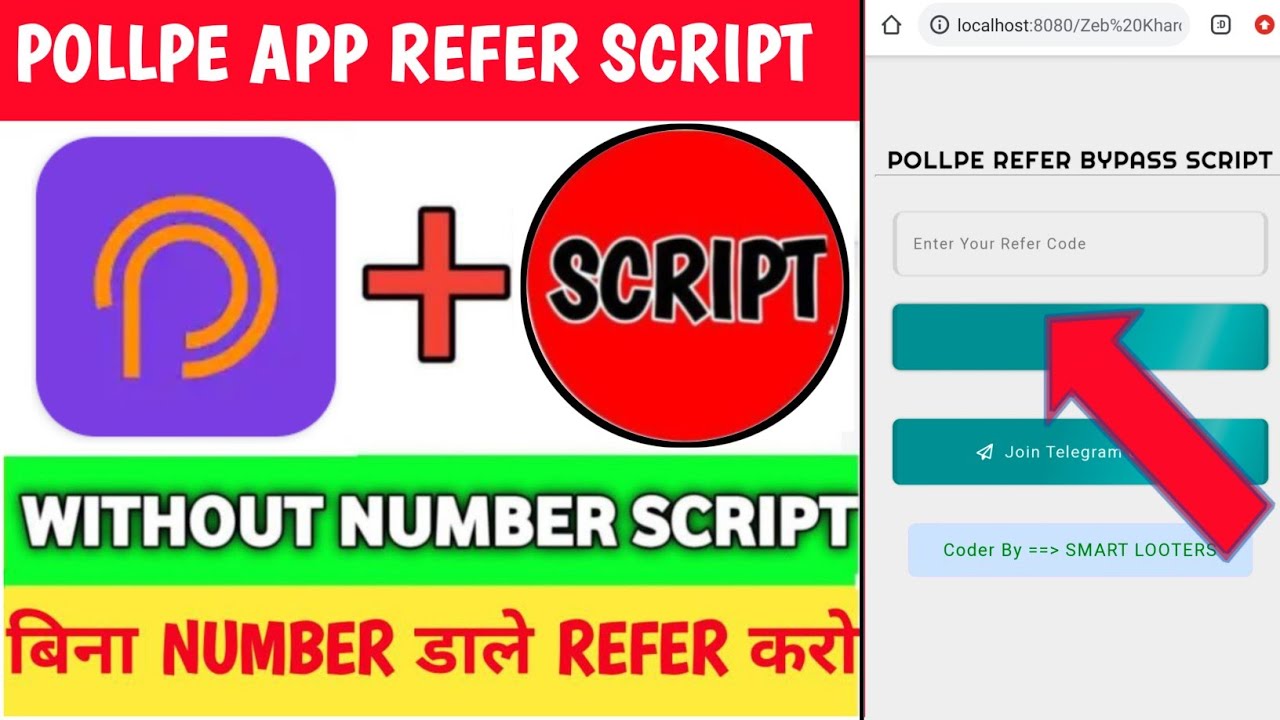 Pollpe Refer Script Pollpe Script Pollpe App Coin Adder Script Refer Script Today Youtube 6982