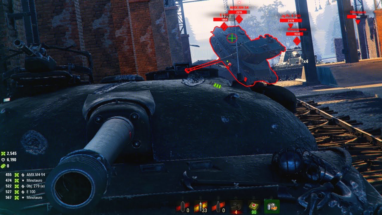 Object 279 (e) vs Minotauro - YouTube