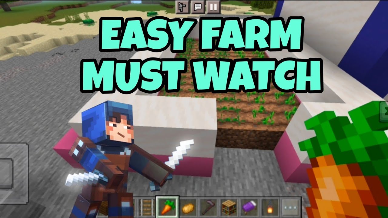 Making Very Easy And Small Farm In Minecraft 😊||249/366||Minecraft ...