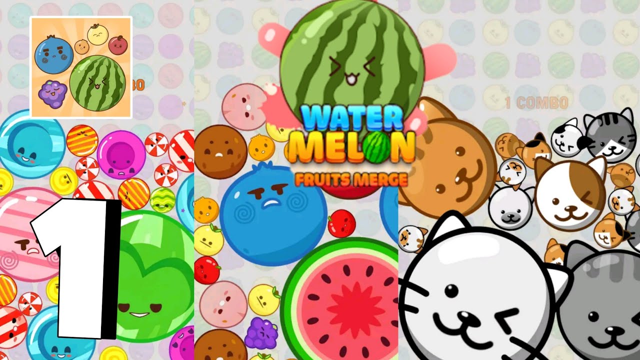 Watermelon Merge: Fruit Drop Gameplay Walkthrough 1 (Android/iOS) - YouTube