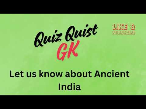 ancient India quiz 1 - YouTube