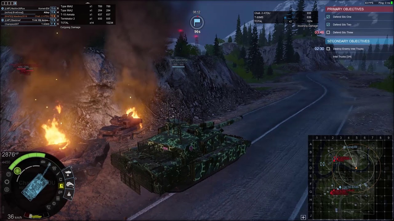 Armored Warfare - Tier 10 Challenger 2 ATDU on Perseus - YouTube