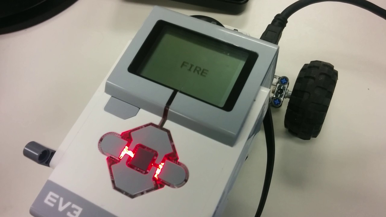 Lego minestorm EV3 robot programed like a fire alarm - YouTube