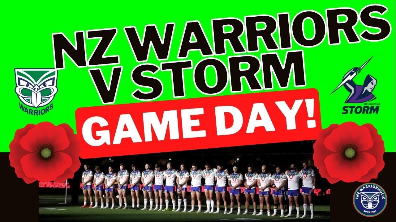 NZ Warriors 2023 | NRL ANZAC Day | NZ Warriors V Storm | The ...