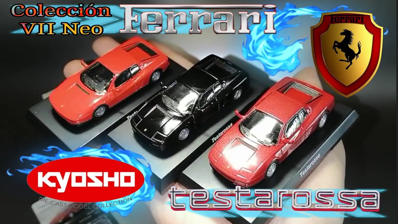 Kyosho 1/64 Ferrari Testarossa 1984 Colección VII NEO por primera vez ...
